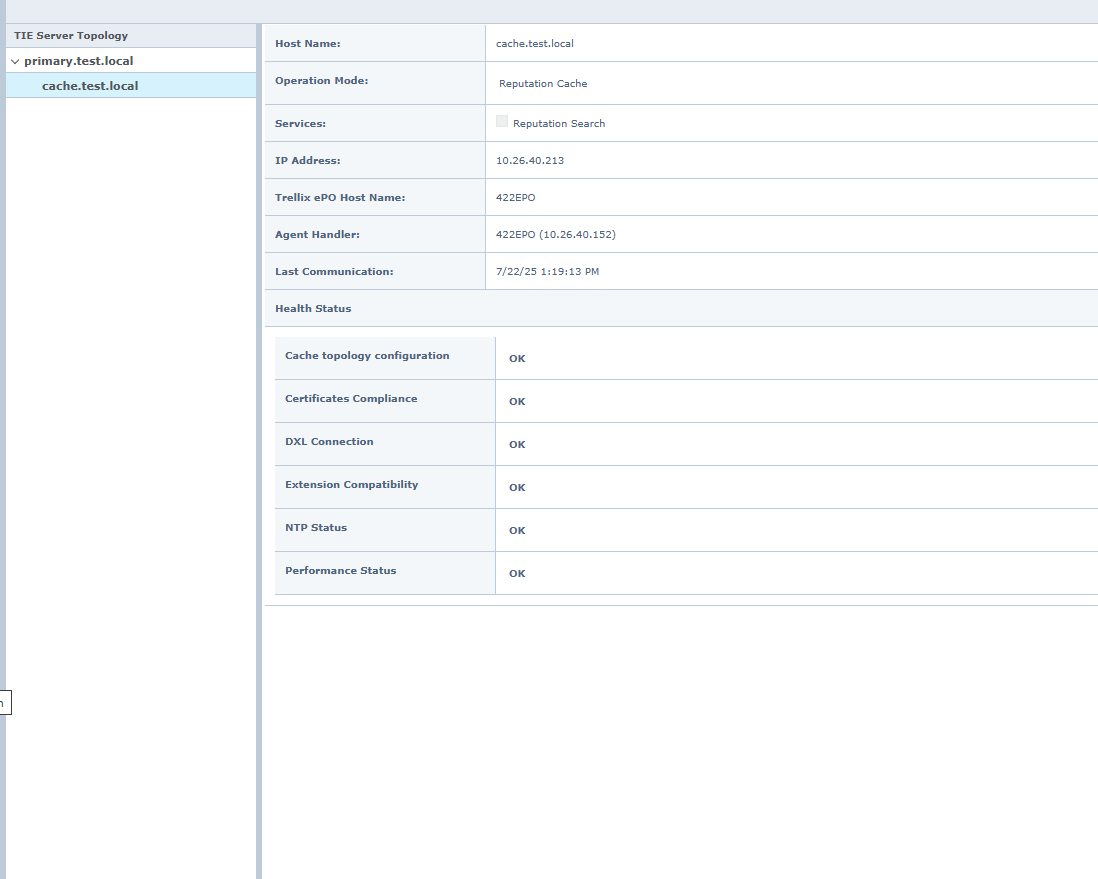 How to configure Reputation Cache in Trellix TIE Server