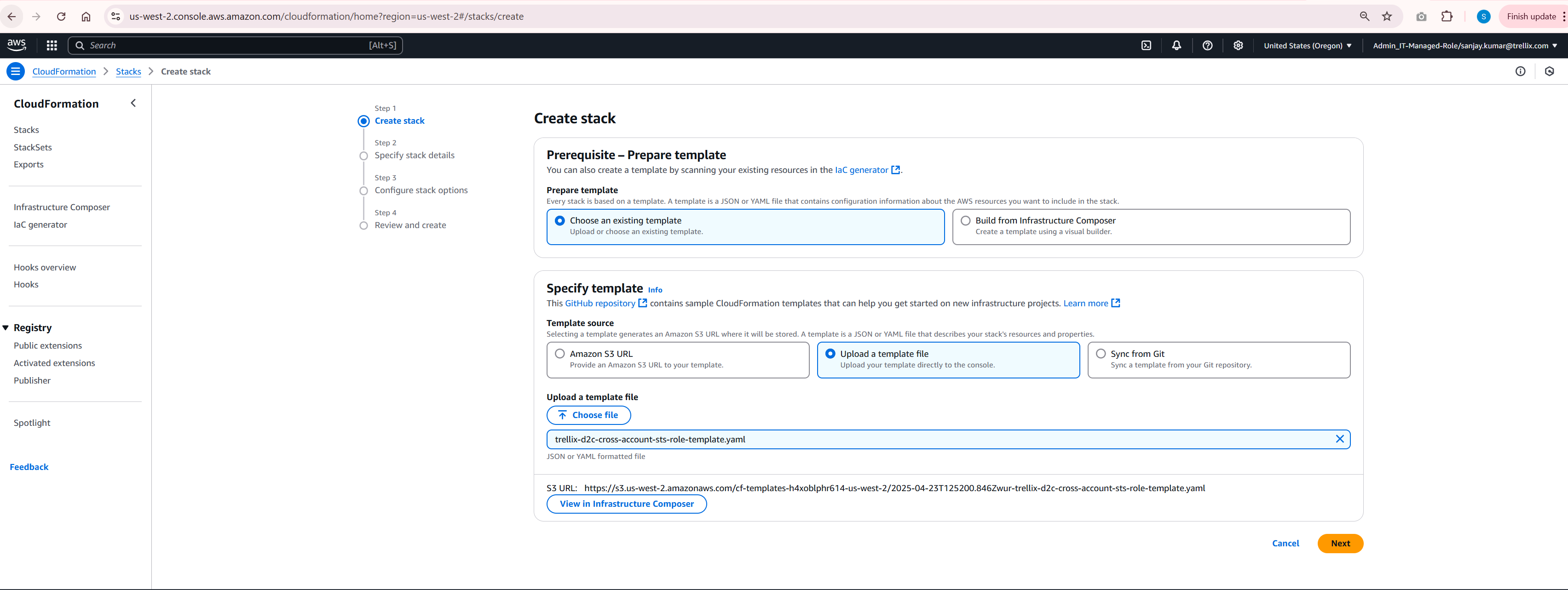 How to create AWS Role ARN for S3 bucket registration on Trellix DLP Settings page