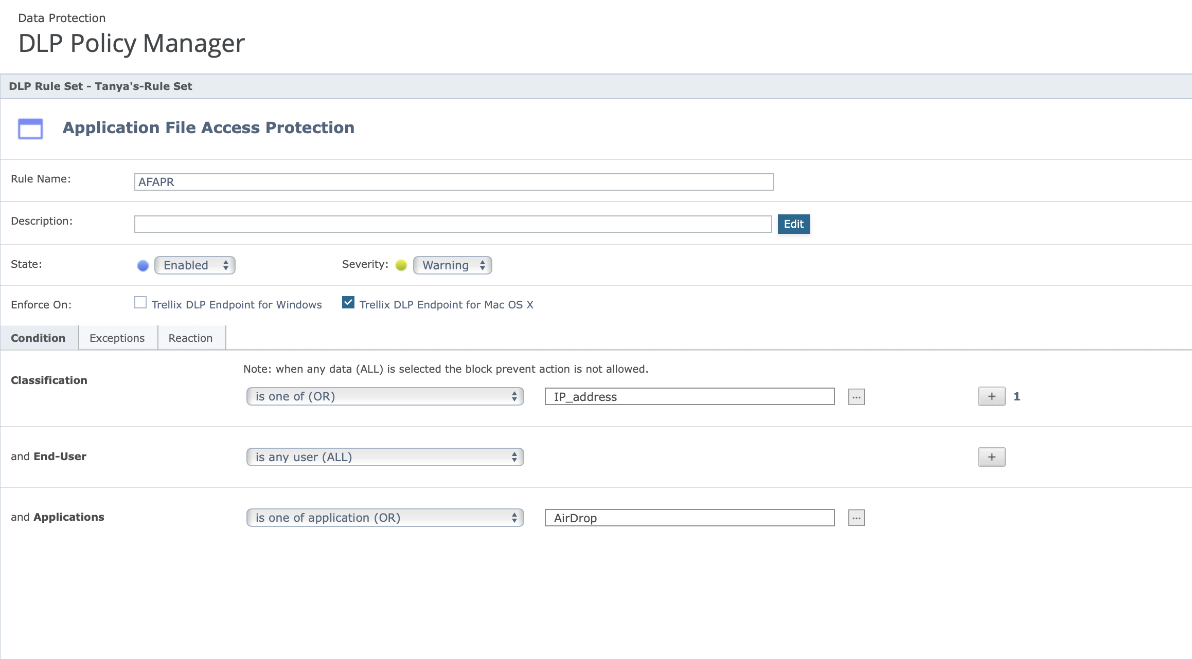 Protecting sensitive data transfer over AirDrop on macOS using Trellix ...