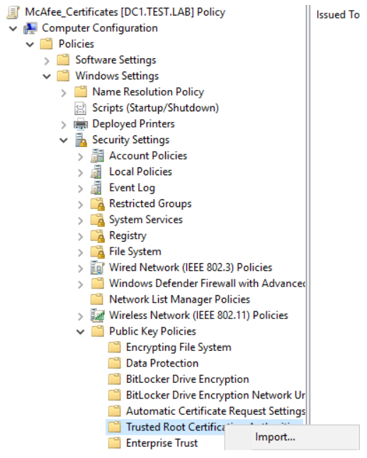 How to determine if a system has an updated root certificate