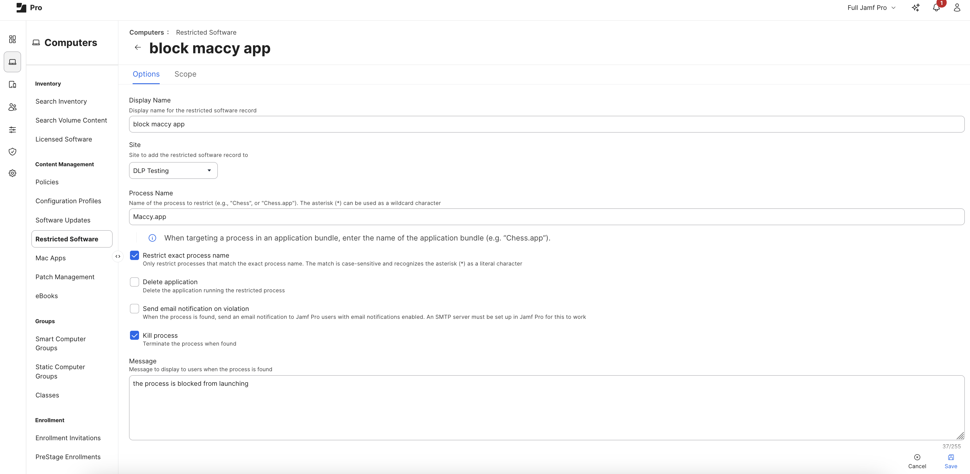 Known Issue: Trellix DLP Endpoint for macOS Clipboard Protection can be bypassed using third ...